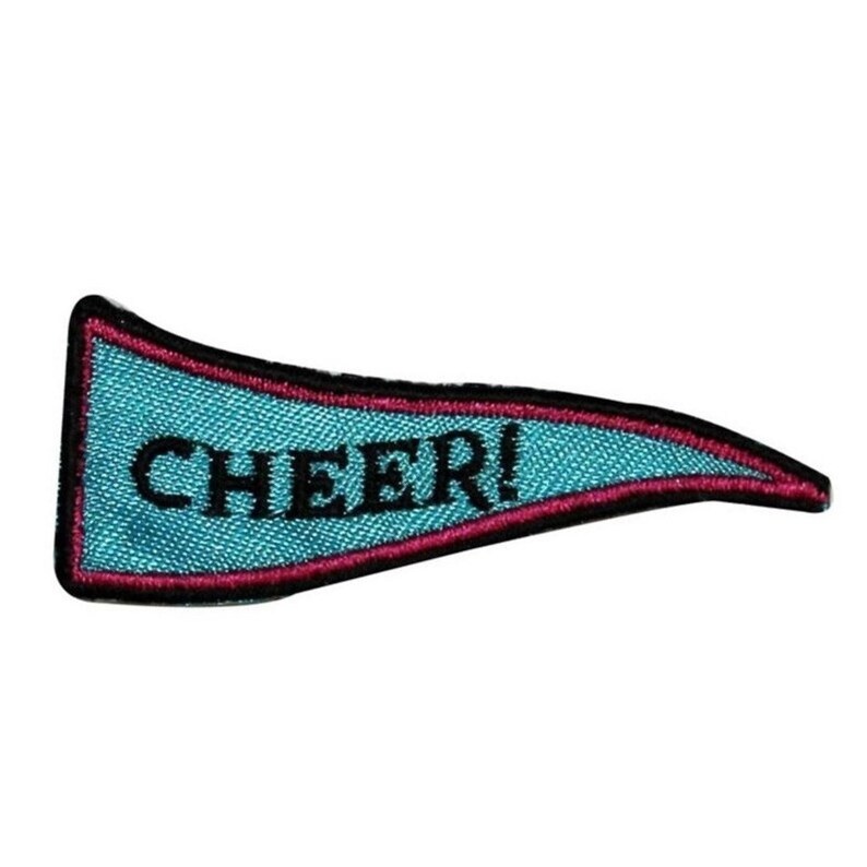 Cheer Flag Banner Patch Cheerleader Girl Badge Sign - Etsy