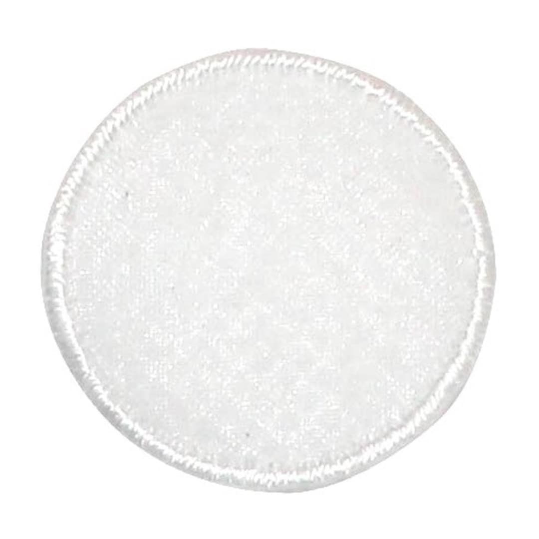 ID 8843 White Lace Circle Patch Sheer Cover Ball Embroidered Iron on ...