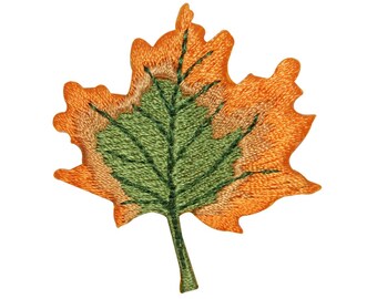 Maple Leaf Embroidered Patch - Etsy