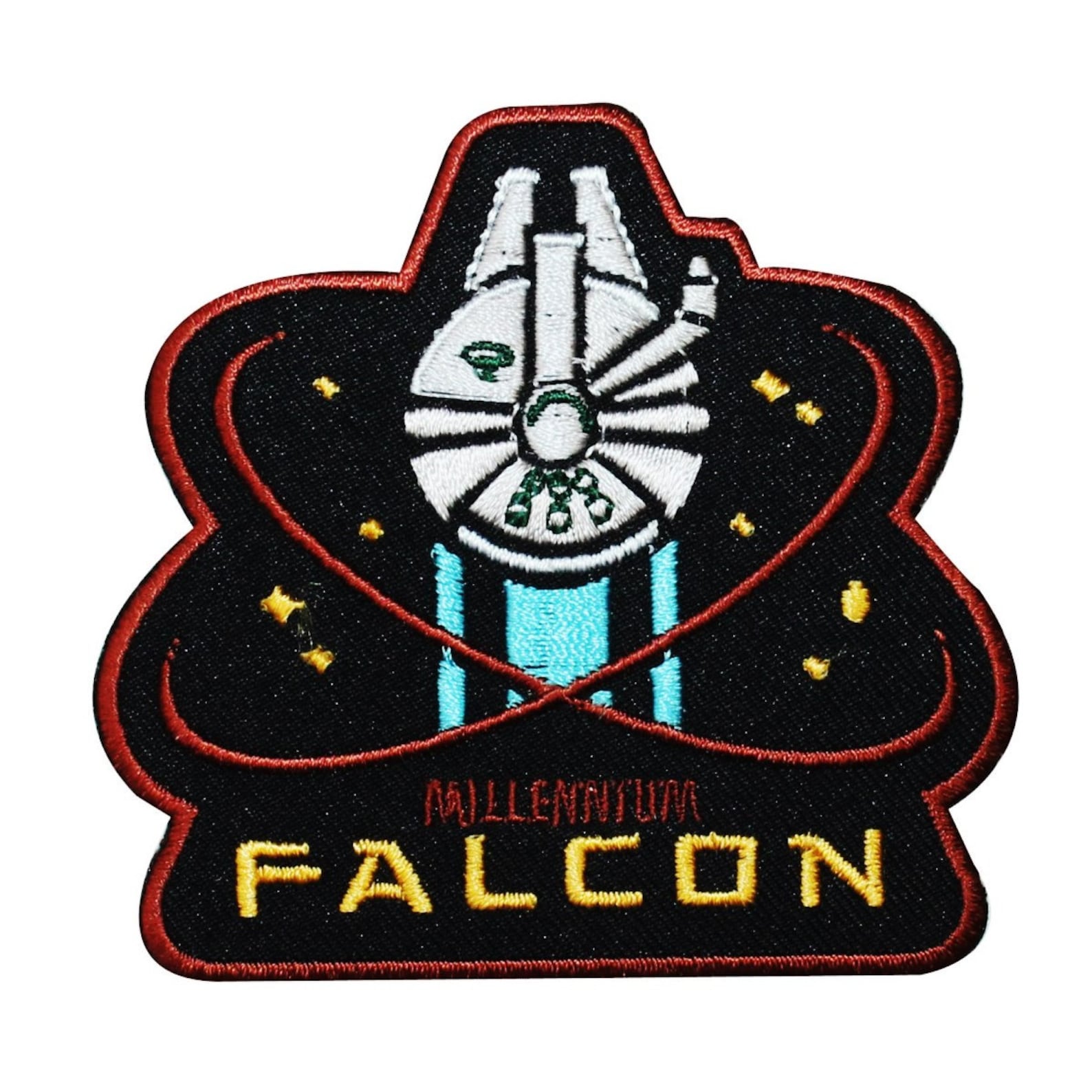 Retro Star Wars millennium Falcon Iron-on Patch - Etsy