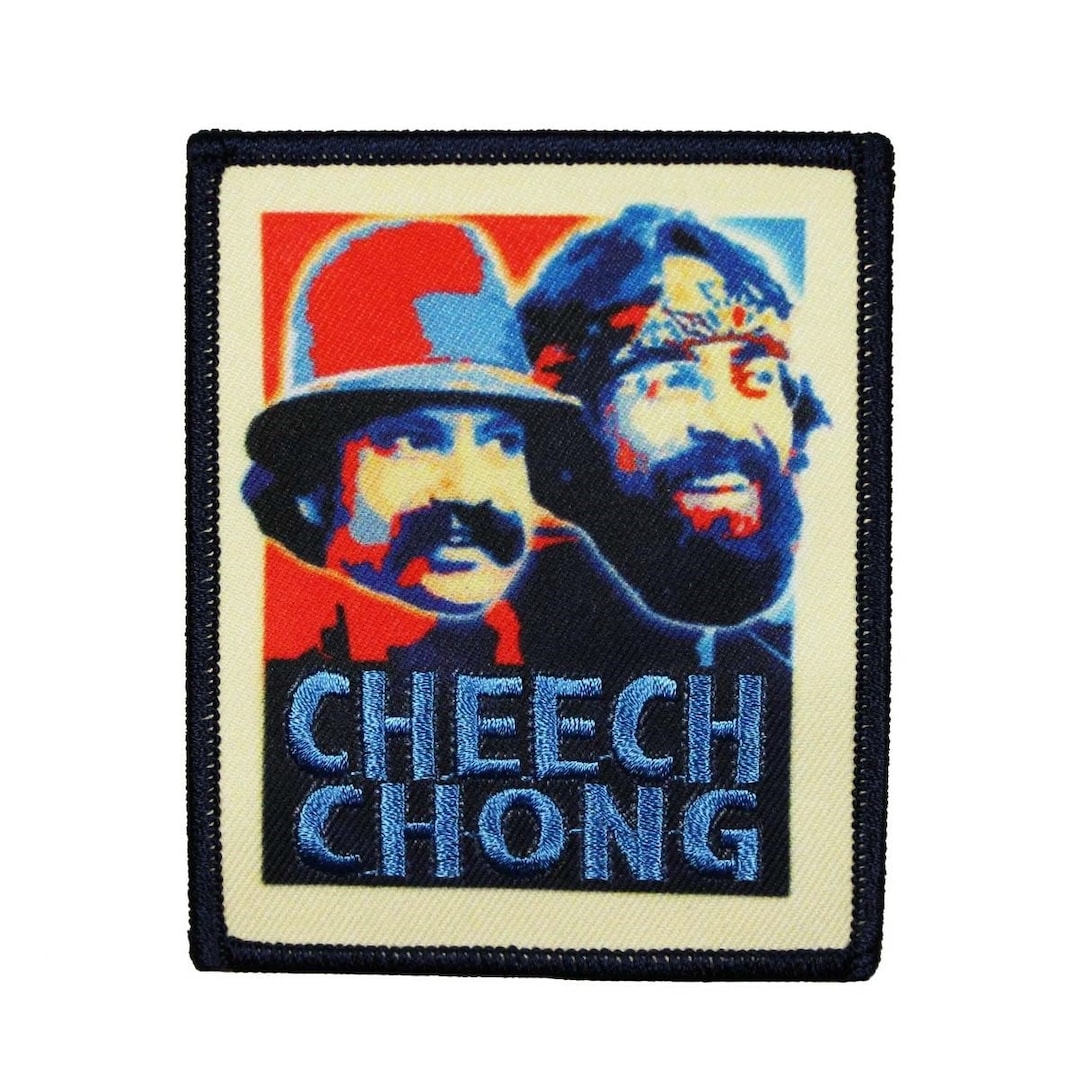 Cheech Marin & Tommy Chong Hope Portrait Patch Cannabis Comedy - Etsy
