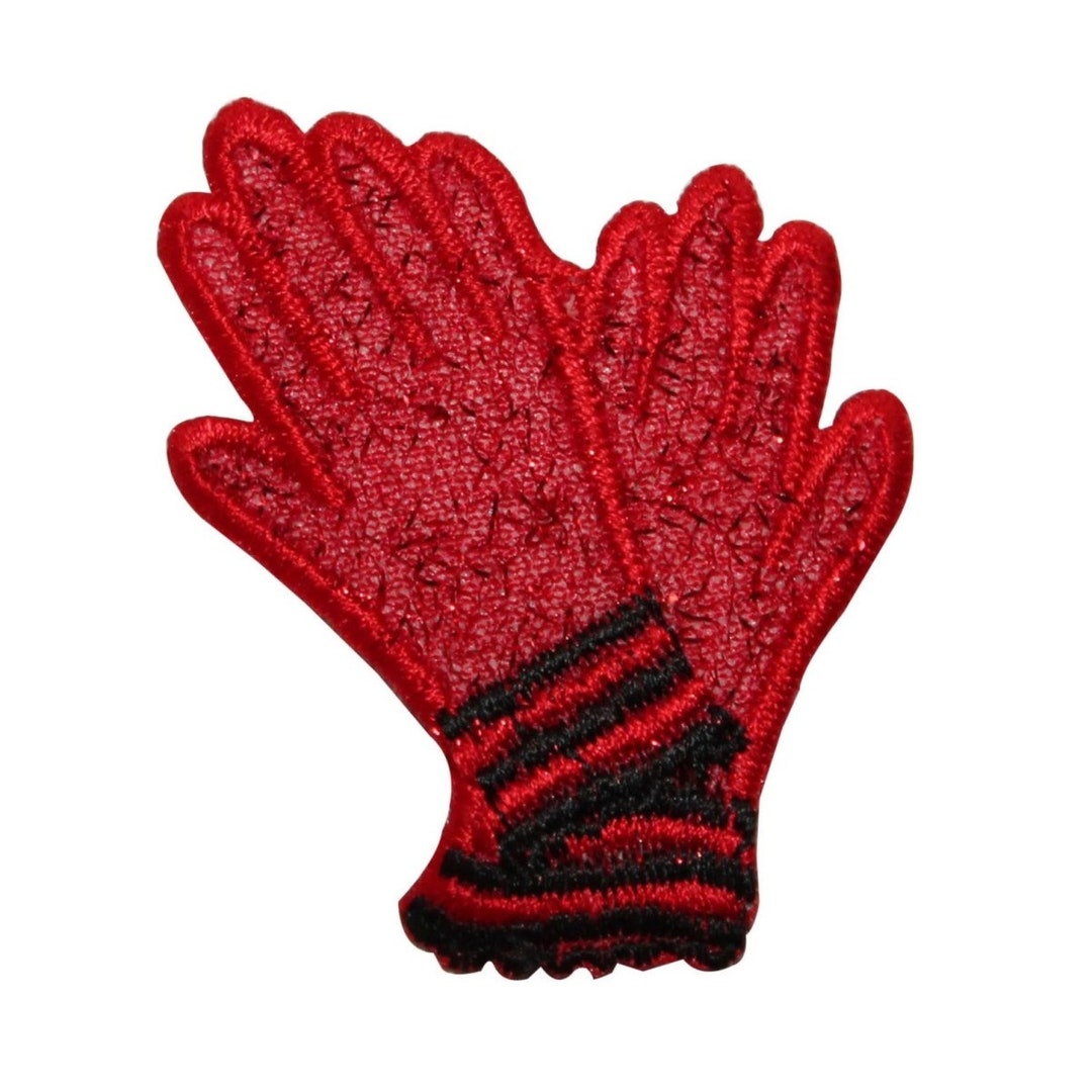 ID 7898 Winter Gloves Patch Snow Mitten Fashion Embroidered Iron on ...