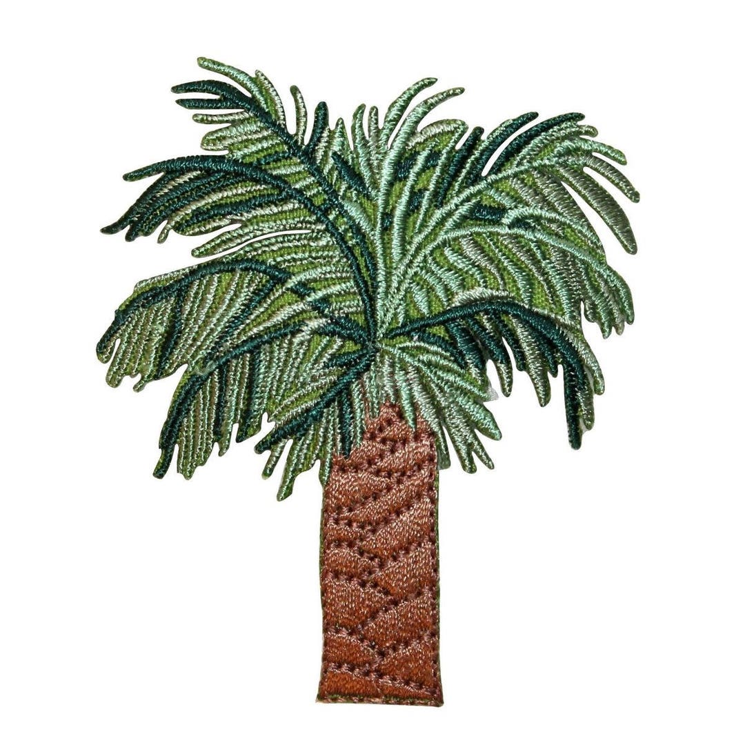 ID 1739Z Tropical Palm Tree Patch Coconut Plant Embroidered Iron on ...