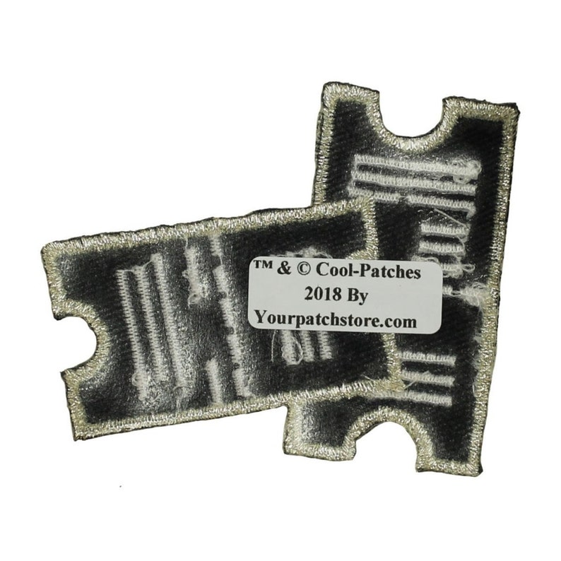 ID 2368B Ticket Stubs Patch Movie Film Cinema Embroidered Iron - Etsy