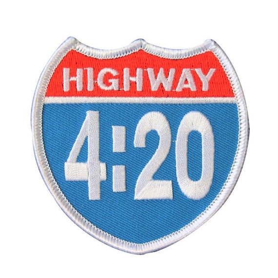 US Interstate Highway 420 Patch Daily Toker Stoner Embroidered | Etsy