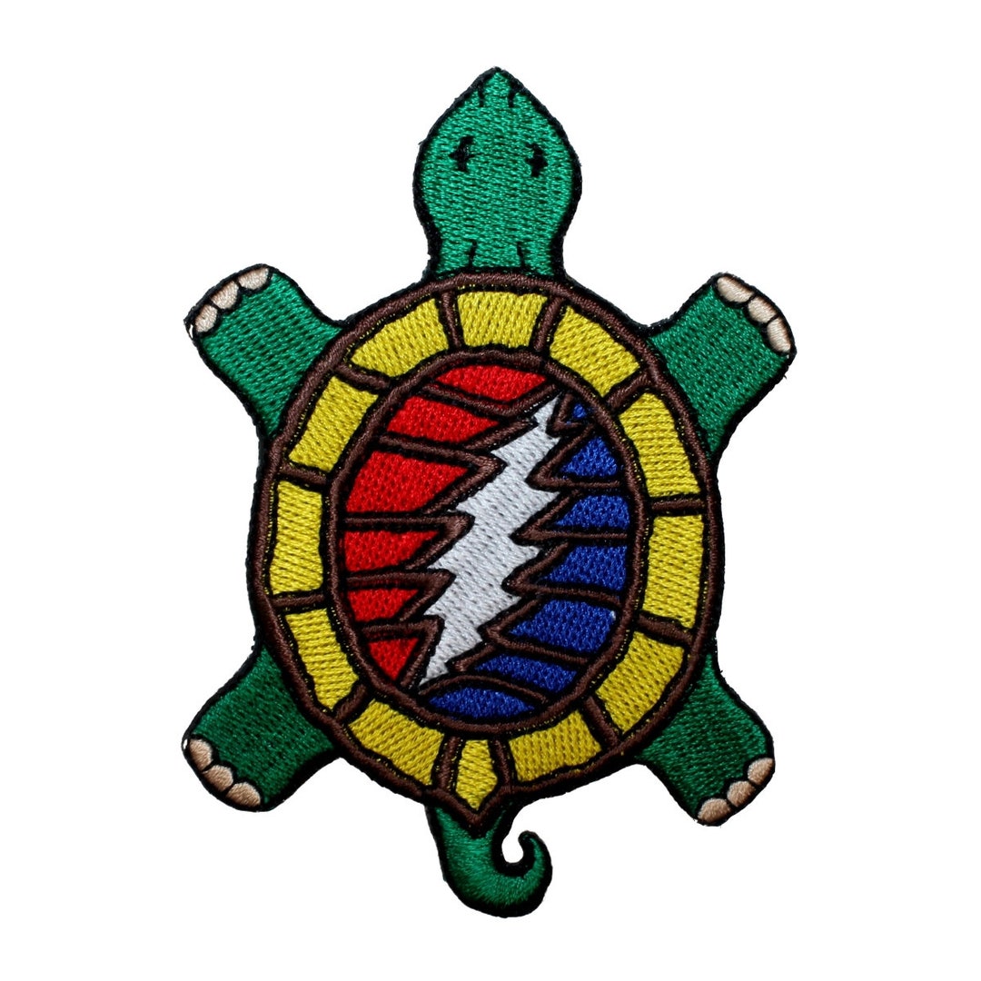 Grateful Dead Steal Your Terrapin Turtle Patch Rock Music Icon Iron on ...