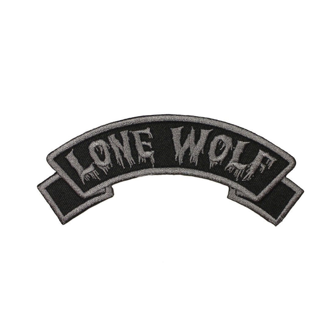 Lone Wolf Arch Patch Kreepsville 666 Name Tag Embroidered Iron on ...