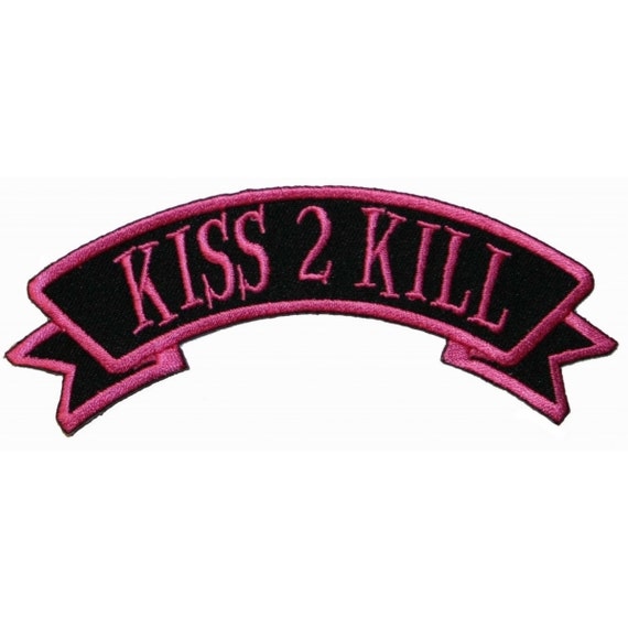 Kiss 2 Kill Name Tag Horror Grave Kreepsville Embroidered Iron | Etsy