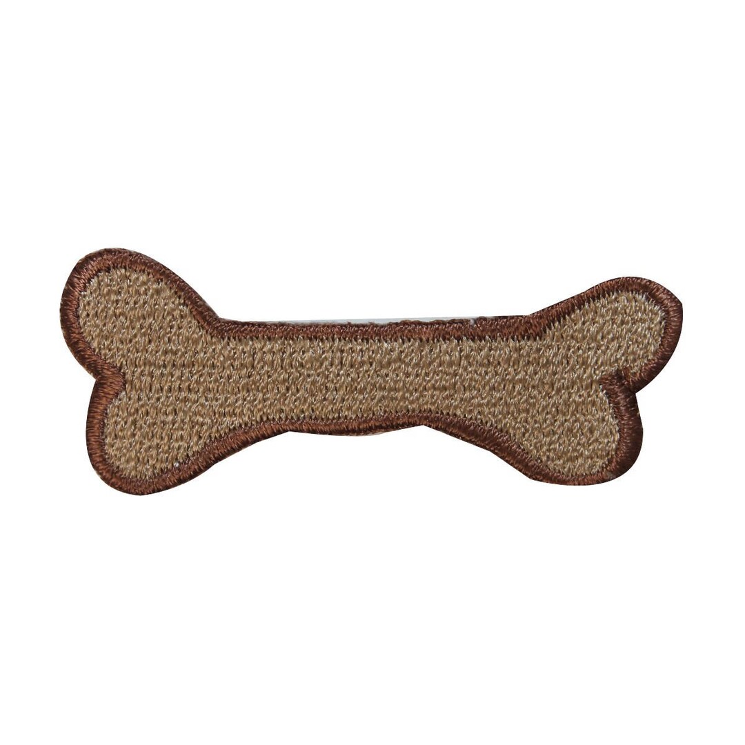 ID 2840A Dog Bone Patch Pet Chew Toy Embroidered Iron on Applique - Etsy
