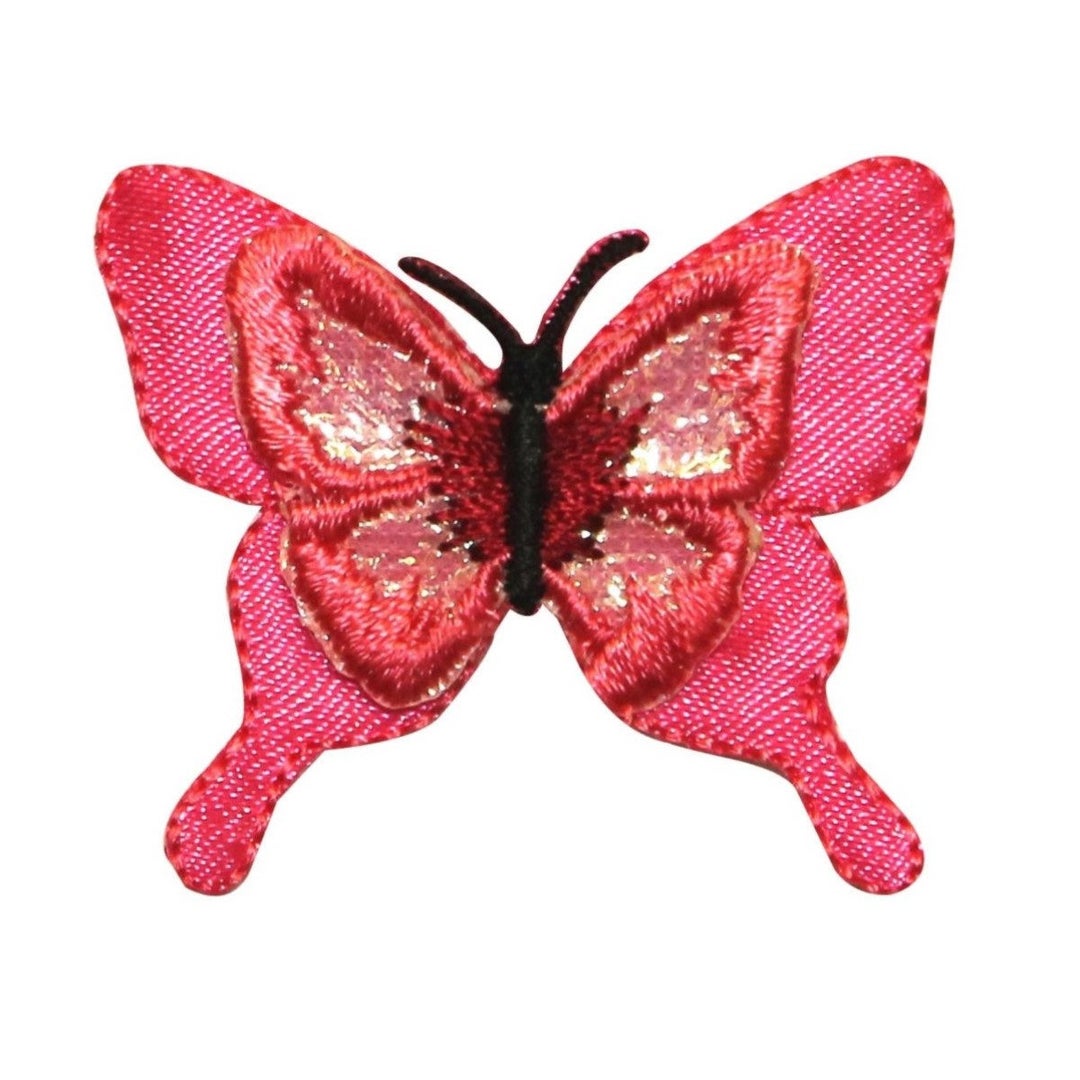 ID 2285 Shiny Wing Butterfly Patch Fairy Insect Embroidered Iron on ...