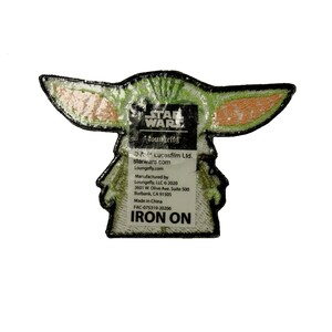 Star Wars Baby Yoda Patch Mandalorian Child Chibi Embroidered Iron on ...