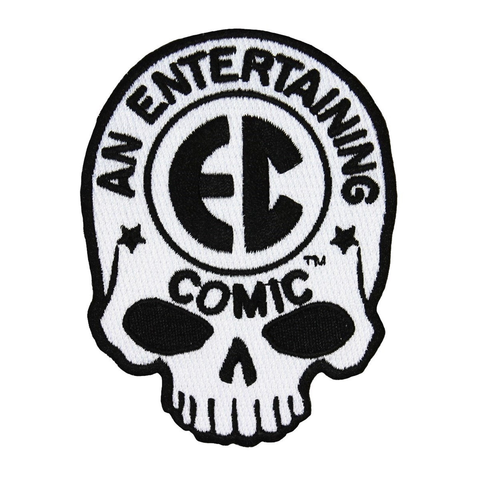 EC Comic Skull Logo Patch Comics Book Symbol Embroidered Iron | Etsy