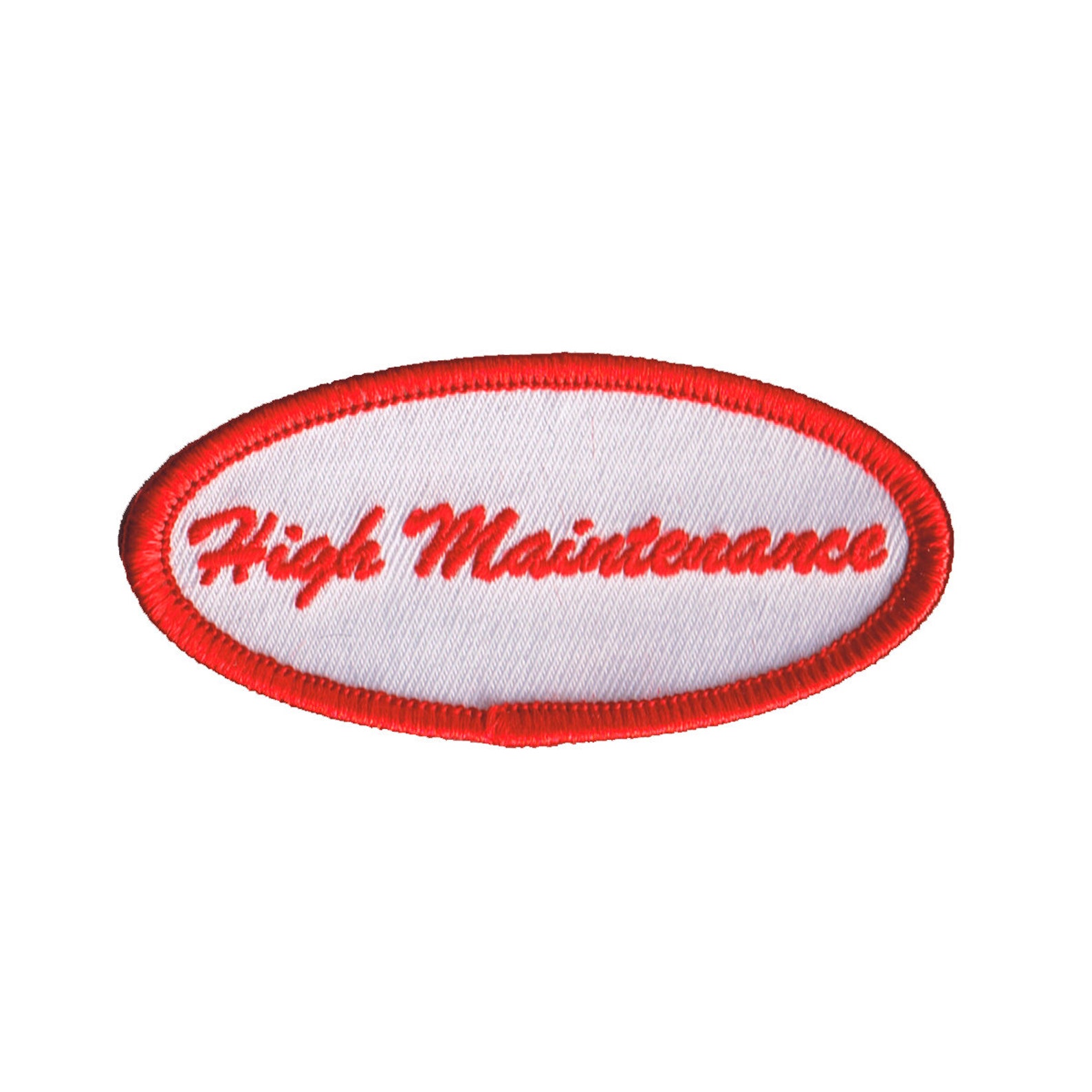 High Maintenance Name Tag Patch Work Uniform Shirt Embroidered - Etsy