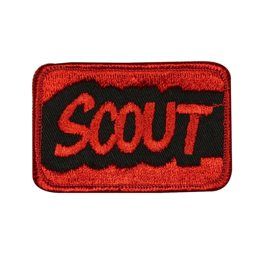Scout Name Tag Patch Scouts Badge Uniform Embroidered Sew on Applique ...