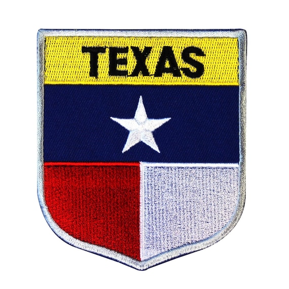 State Flag Shield Texas Patch Badge Travel USA Seal - Etsy