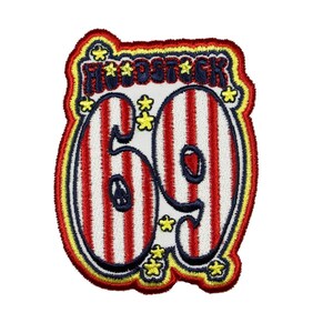Woodstock 69 Patch Music Festival Hippie Guitar Embroidered Iron on ...