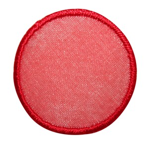 ID 8847 Orange Lace Circle Patch Sheer Cover Ball Embroidered Iron on ...