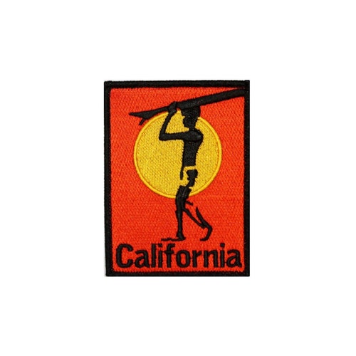 Vintage 80's Style Venice Beach Surfing Surfer Shirt Patch | Etsy