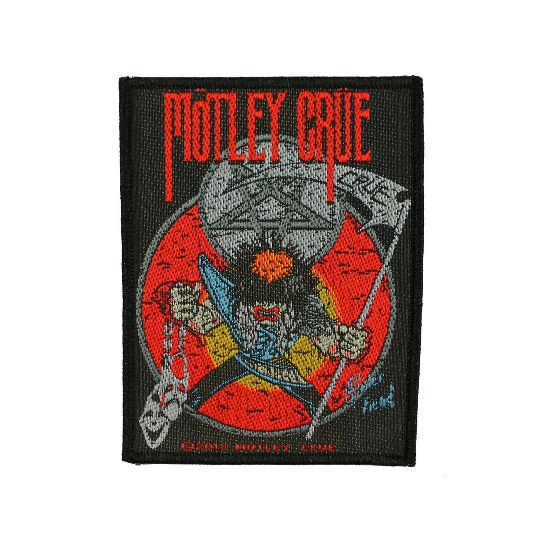 Motley Crue Allister Fiend Patch Album Art Heavy Metal Woven Sew on ...