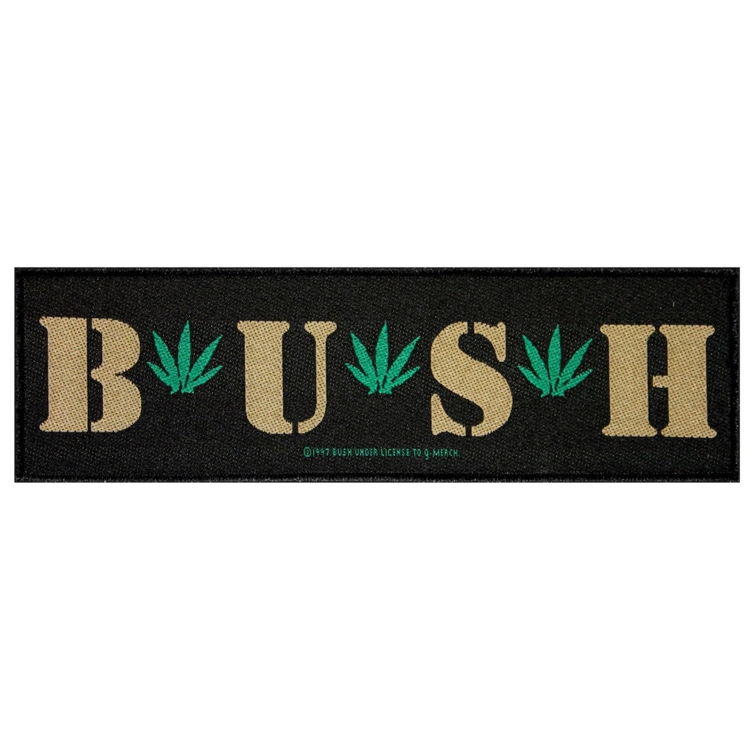 SS Bush Band Logo Patch British Grunge Rock Band Music Woven Sew on ...