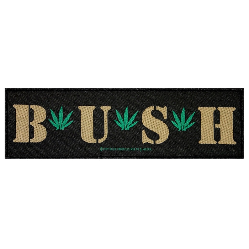 SS Bush Band Logo Patch British Grunge Rock Band Music Woven - Etsy