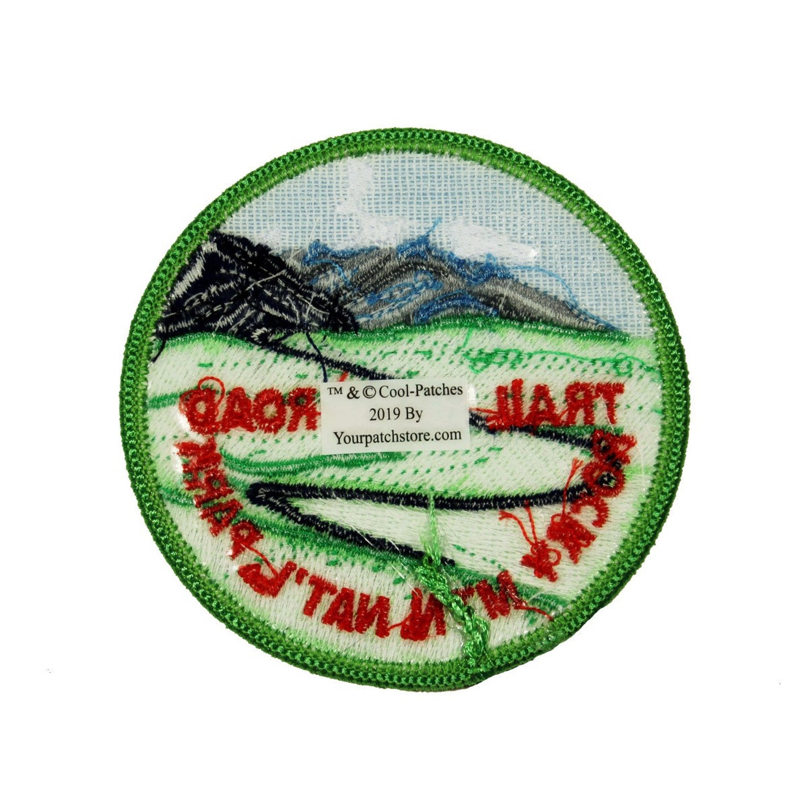 Trail Ridge Road Patch Rocky Mountain Travel Badge Embroidered - Etsy