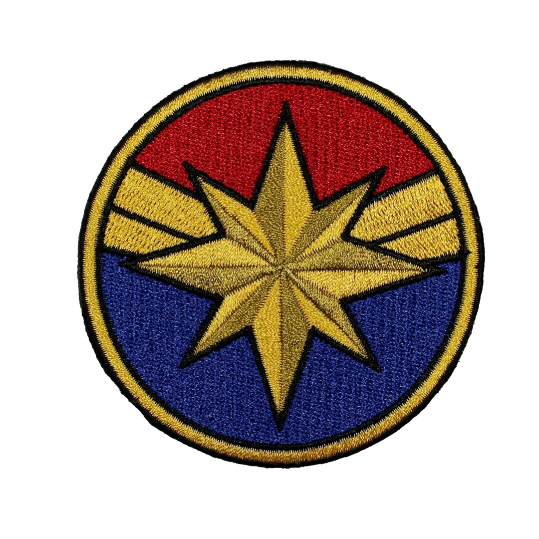 Captain Marvel Costume Patch Superhero Woman Disney - Etsy
