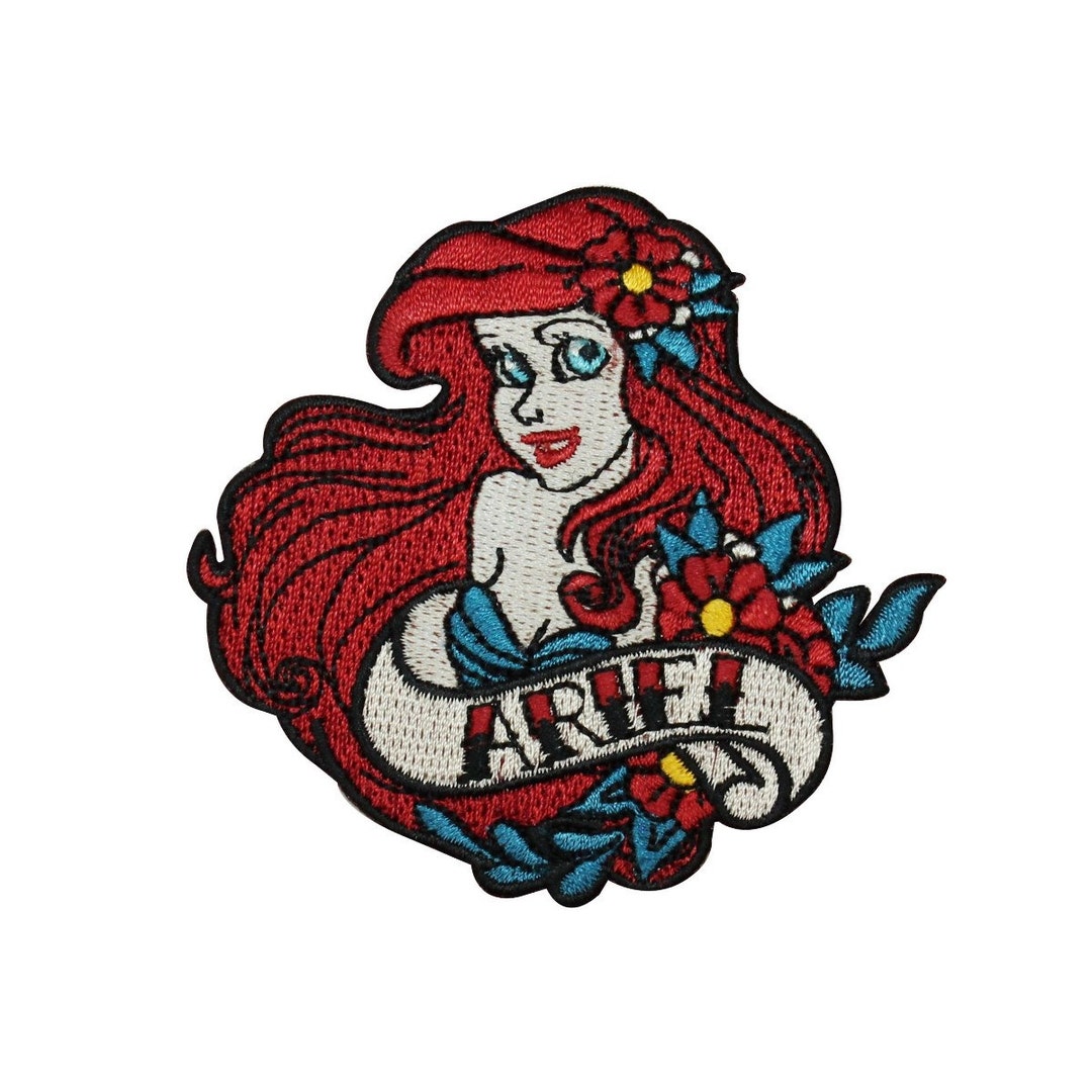 Disney Princess Ariel Patch Little Mermaid Classic Movie Film Iron on ...