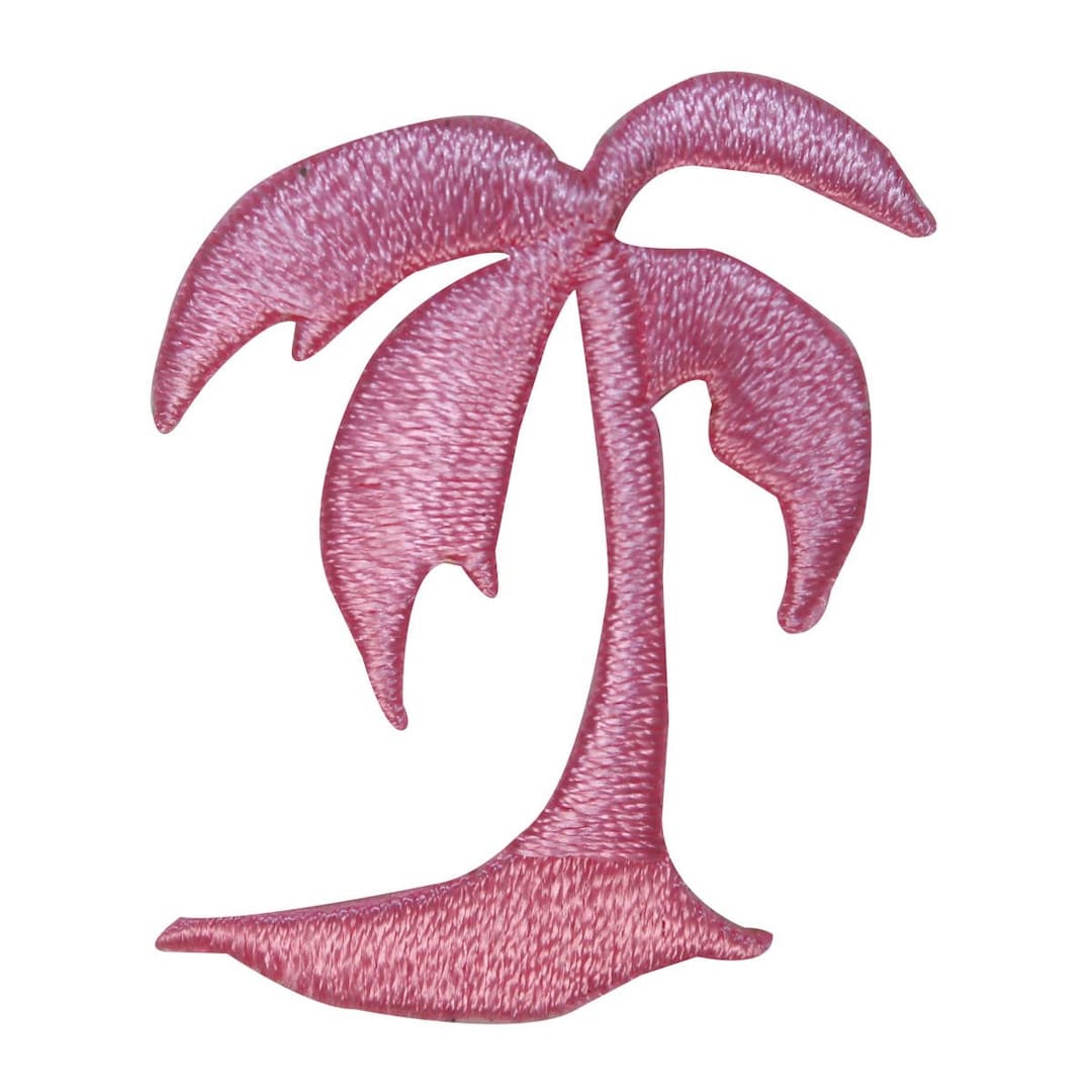 ID 1767 Tropical Palm Tree Patch Vacation Craft Embroidered Iron on ...