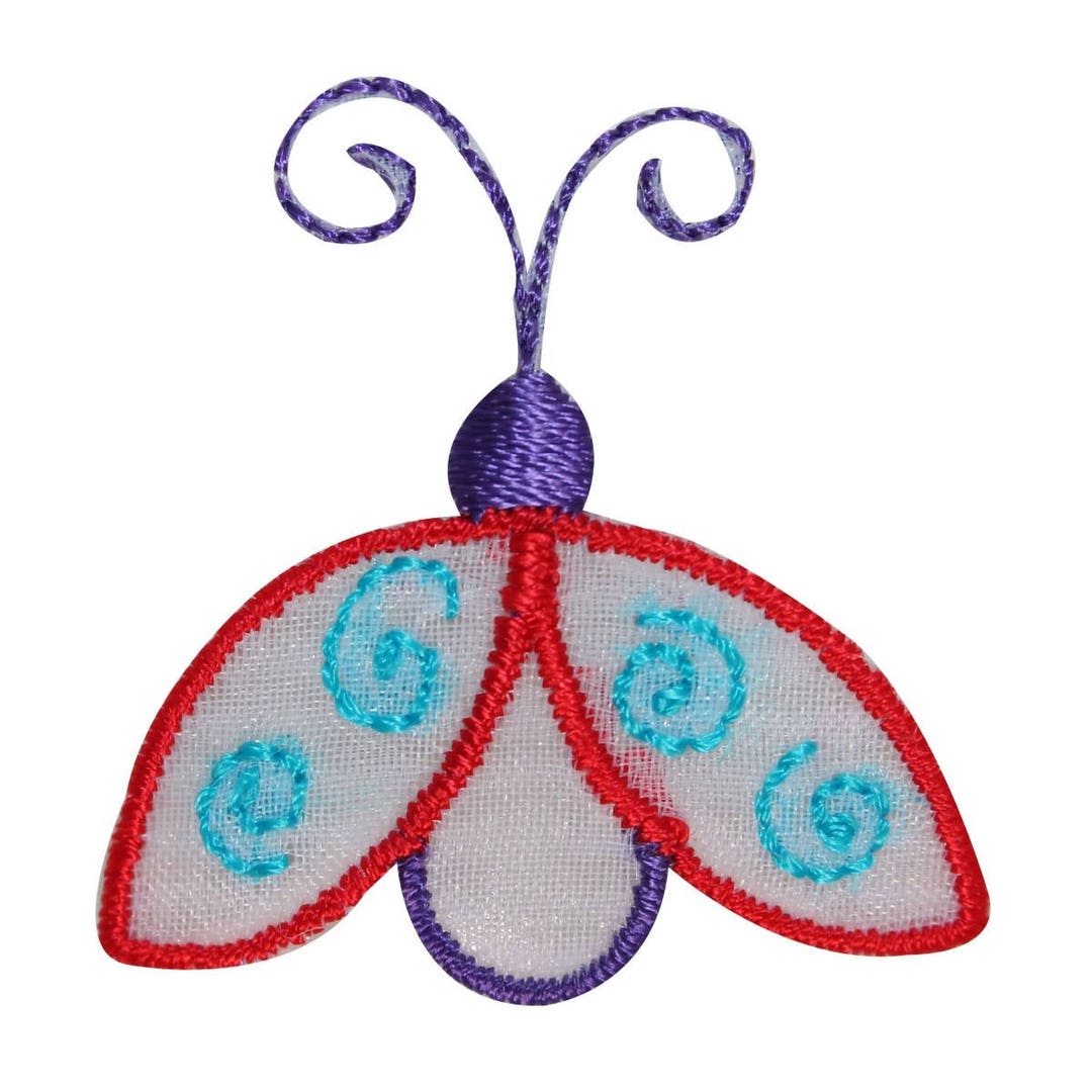 ID 1610B Fancy Ladybug Patch Cute Garden Bug Insect Embroidered Iron on ...