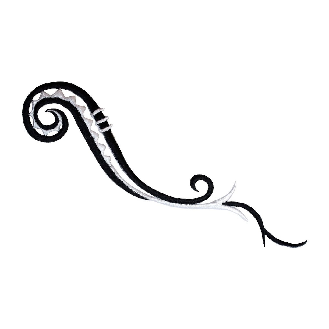 ID 9151 Tribal Wave Symbol Patch Design Tattoo Art Embroidered Iron on ...