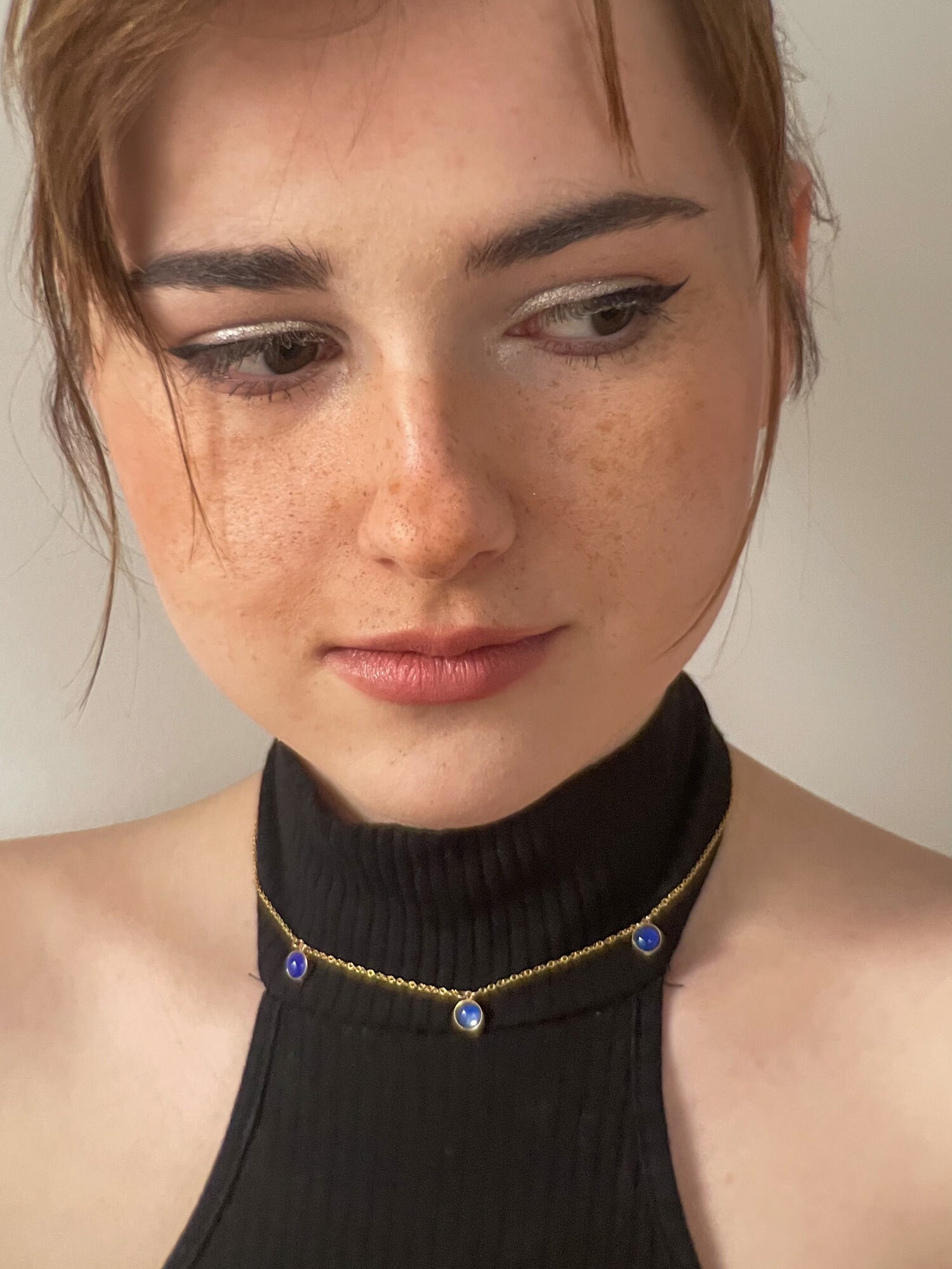 'in the mood' color changing mood necklace — Diana Caldarescu