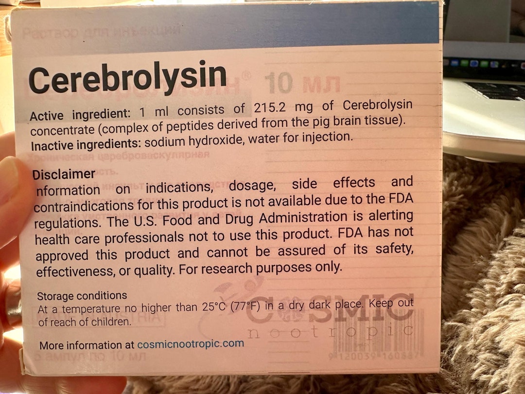 Cerebrolysin 10 Ml X 5 Ampoules - Etsy