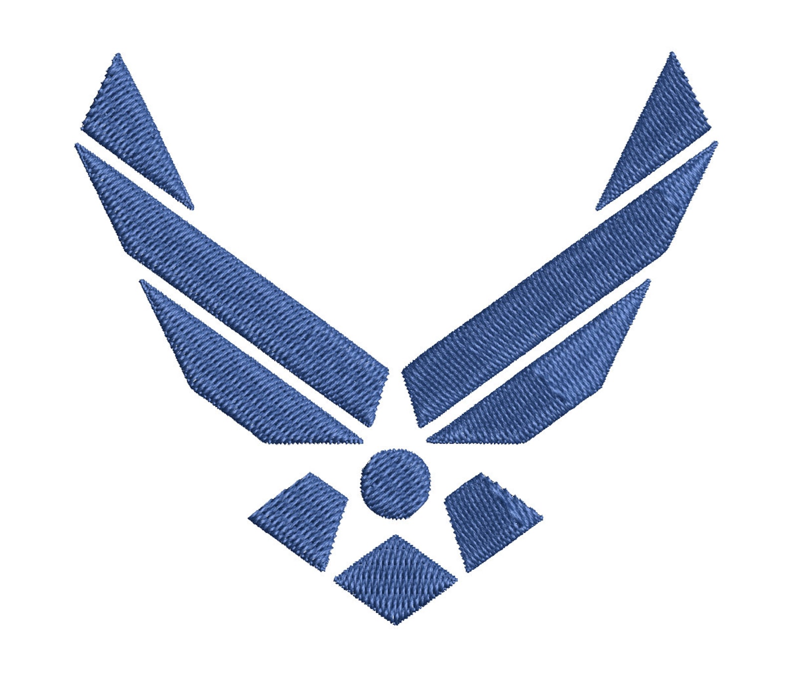US Air Force Logo Embroidery Design in 6 Sizes & SVG Format - Instant ...