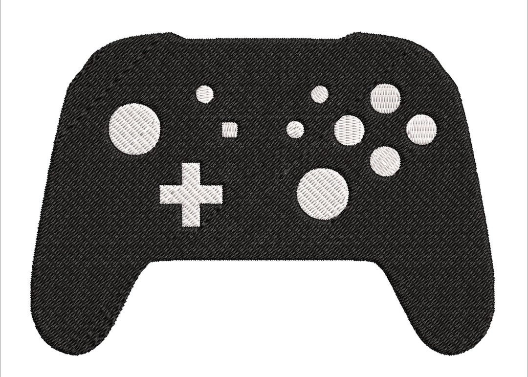 Video Game Controller Embroidery Design in 2 Sizes Instant Download ...