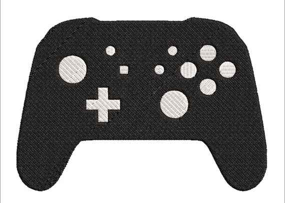 Video Game Controller Embroidery Design in 2 Sizes Instant - Etsy