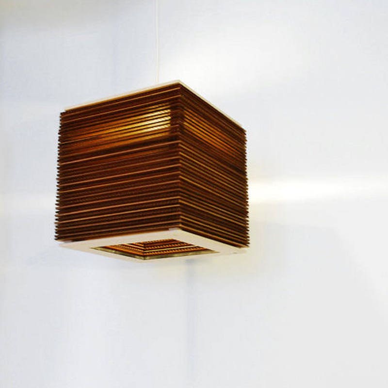 Cardboard Chandelier - Etsy