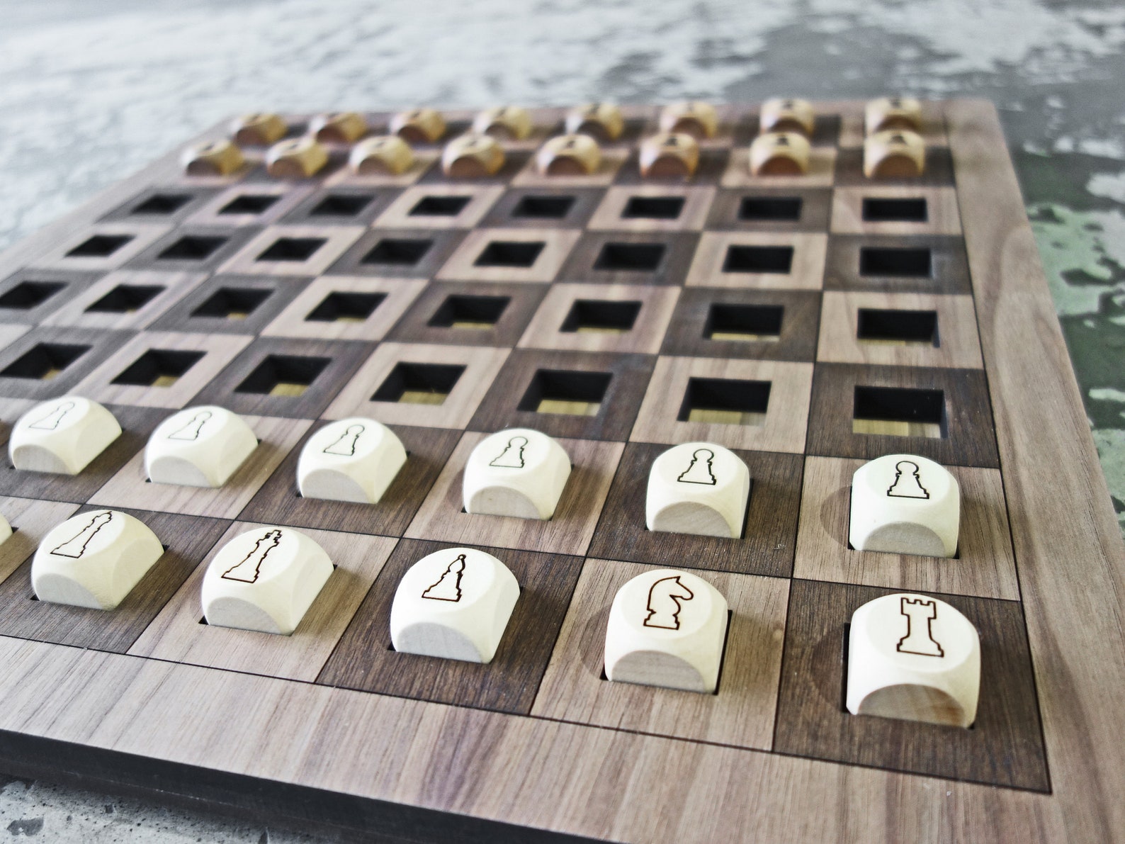 Wall Hanging Chess Board Game Unique Gift Ideas Vertical | Etsy