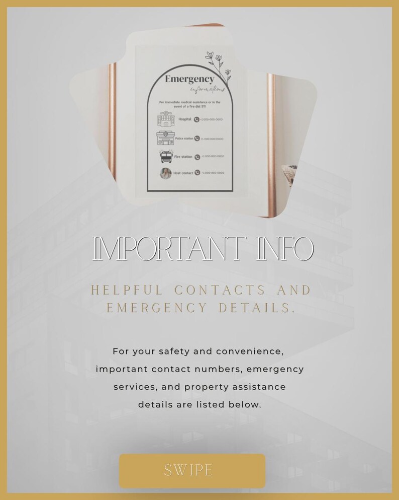 Luxury Airbnb Welcome Guide Templates, Canva Editable Bundle (digital ...