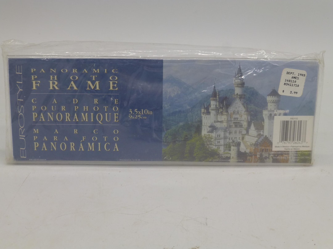 Acrylic Free Standing Panoramic Photo Frame 3.5 X 10 New - Etsy