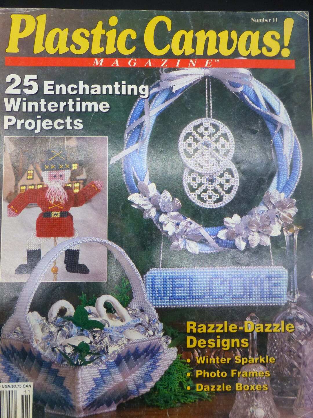 Plastic Canvas! Magazine Vol. 1 #11 25 Projects Winter Sparkle Dazzle ...