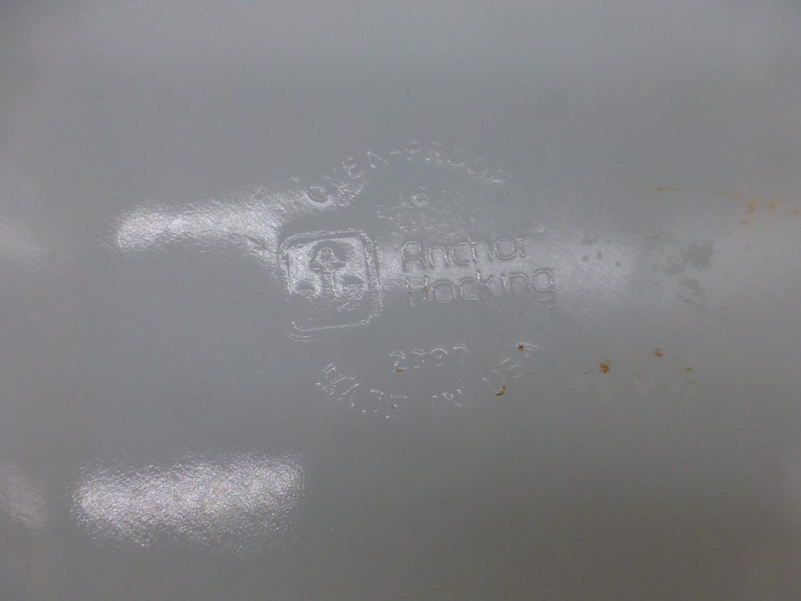 Vintage Anchor Hocking 2390 Milk Glass Thanksgiving Turkey 15.5 Platter ...