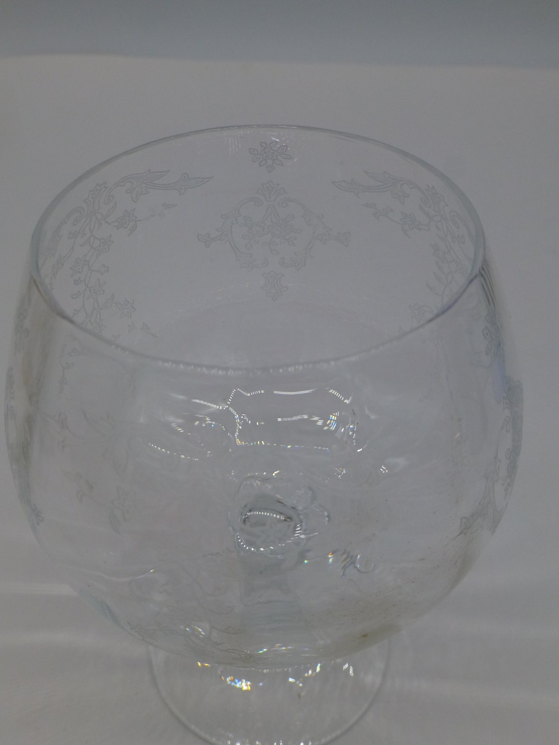 Fostoria Navarre Pattern Glass Crystal Brandy Snifter Mint - Etsy