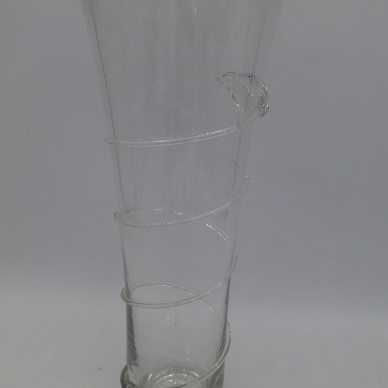 Conical Glass Vase - Etsy