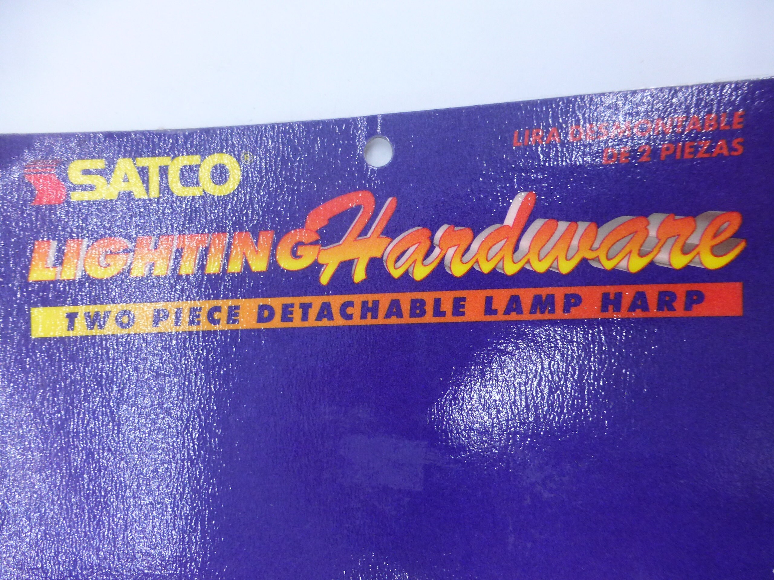 Brass Plated 7 Lamp Harp New in Original Packaging by Satco - Etsy