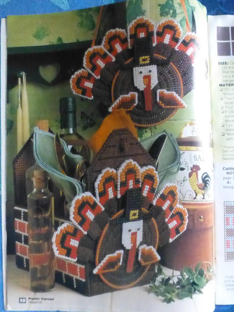 Plastic Canvas! Magazine #47 Nov/dec 1996 Christmas, Thanksgiving ...