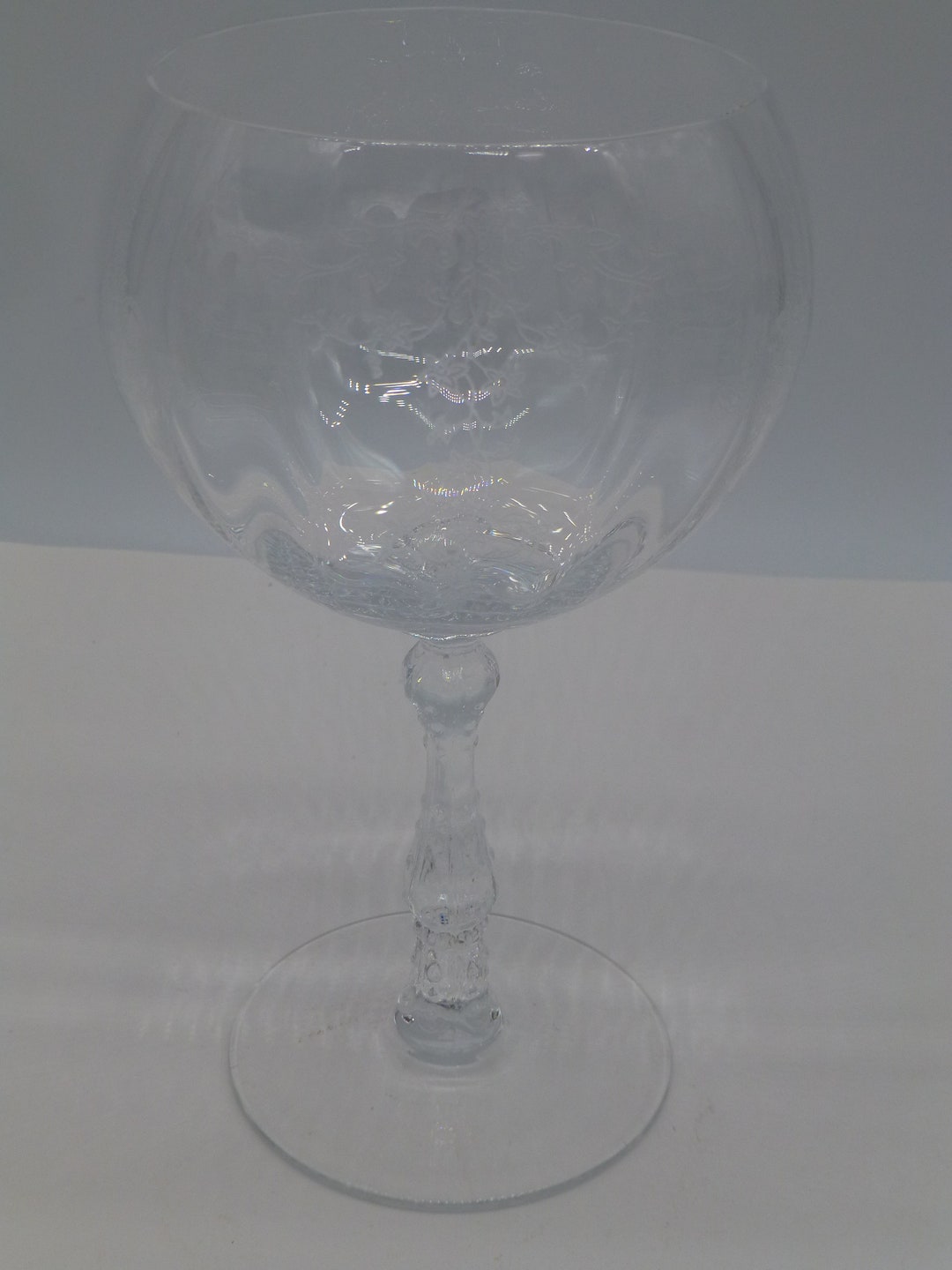 Fostoria Navarre Magnum Wine Crystal Glass Mint - Etsy