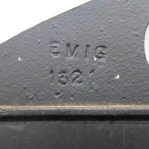 Vintage Black Robert Emig Cast Iron Framed Wall Mirror EUC 18 X 13 ...