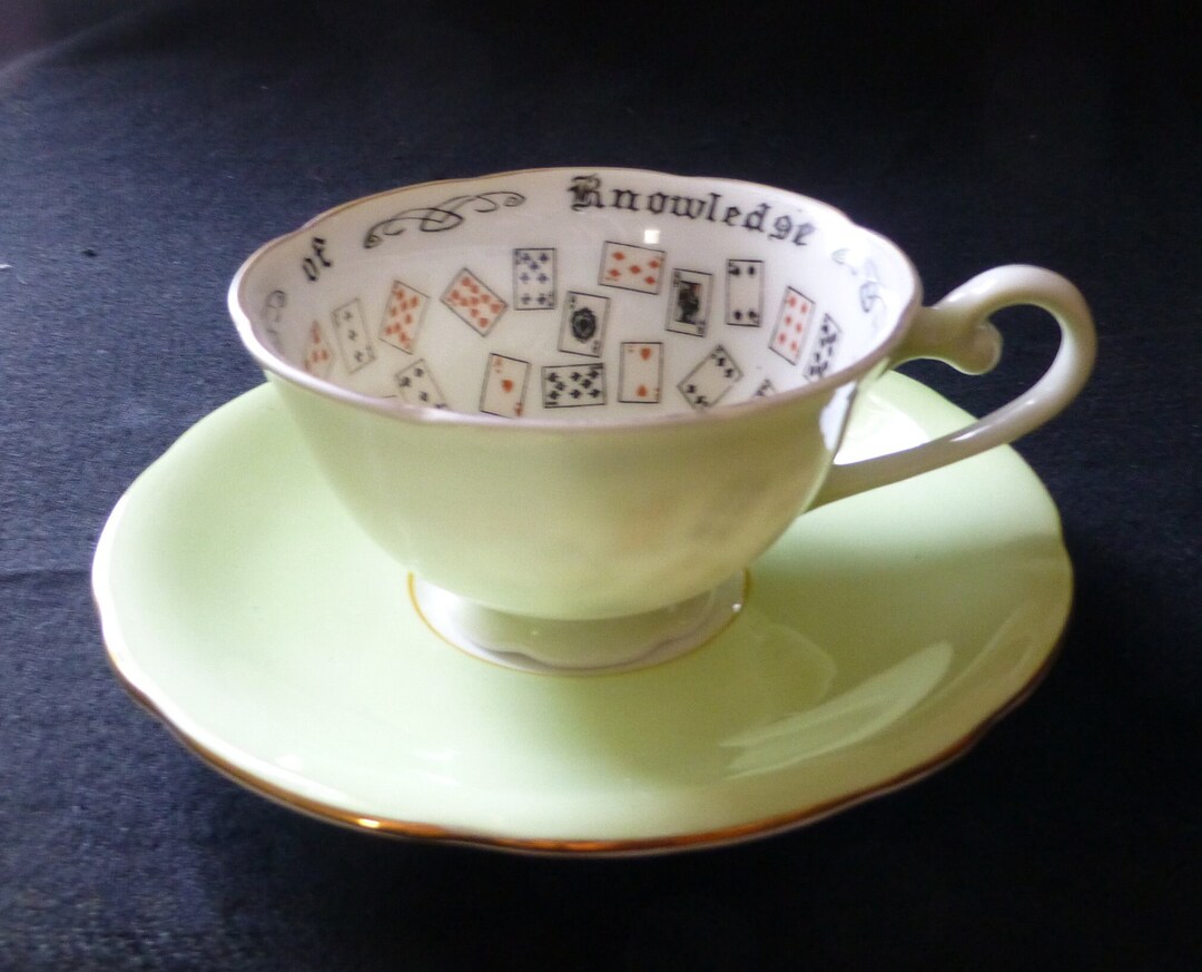 Aynsley Saucer & Fairylite Divination Fortune Telling Cup of Knowledge ...