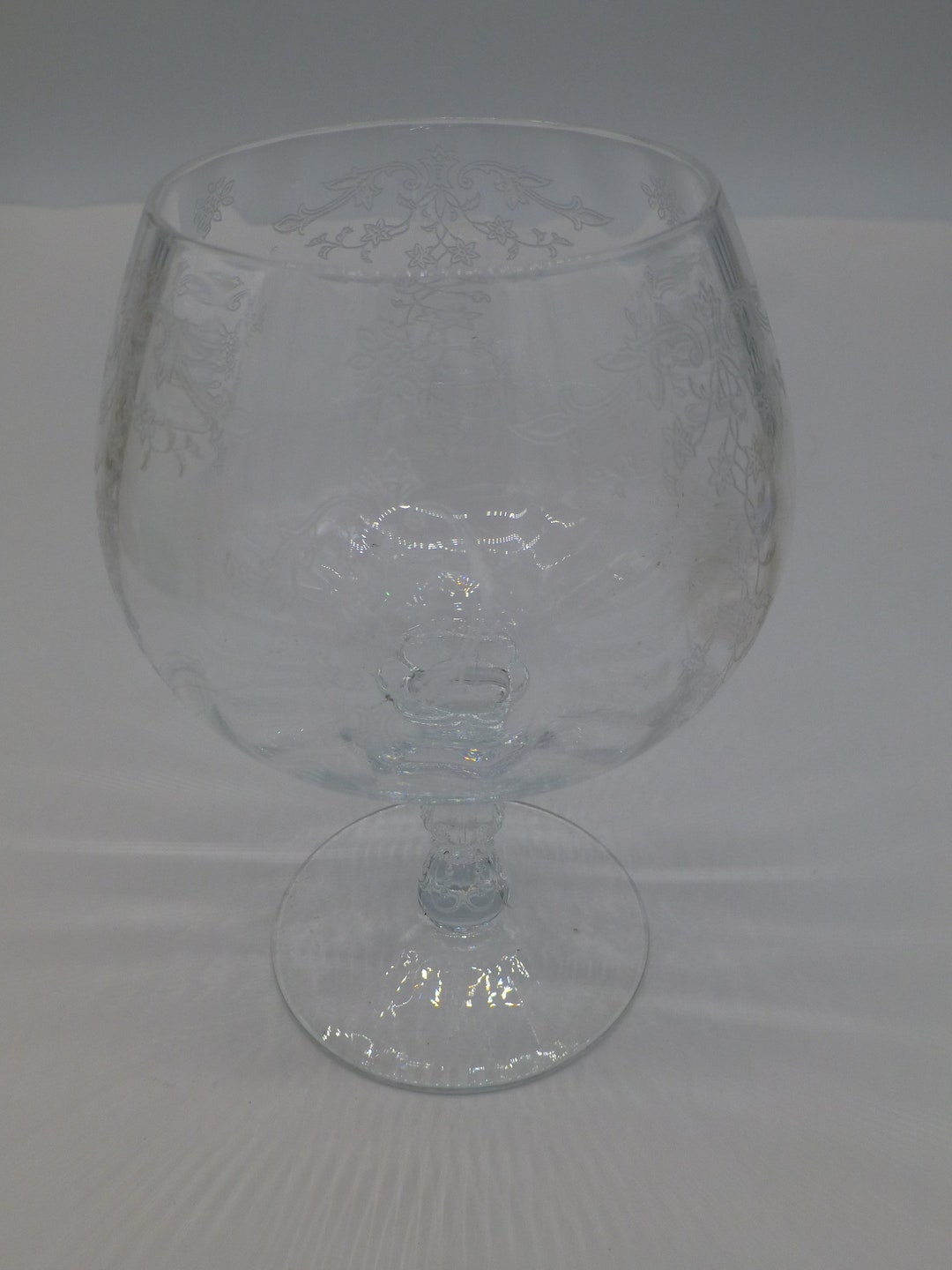 Fostoria Navarre Pattern Glass Crystal Brandy Snifter Mint - Etsy